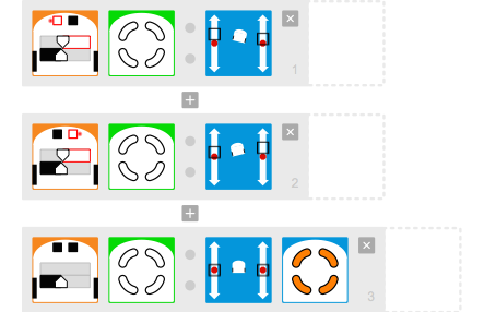 Moving Thymio on a grid