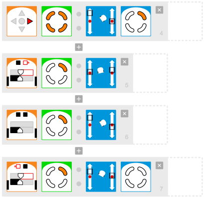 Moving Thymio on a grid
